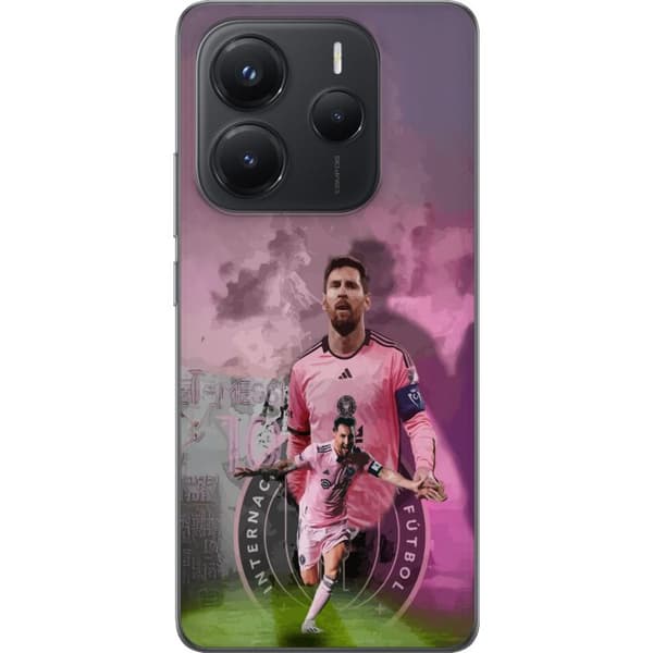 Xiaomi Redmi Note 14 5G Gennemsigtig cover Lionel Messi Inter Miami ...