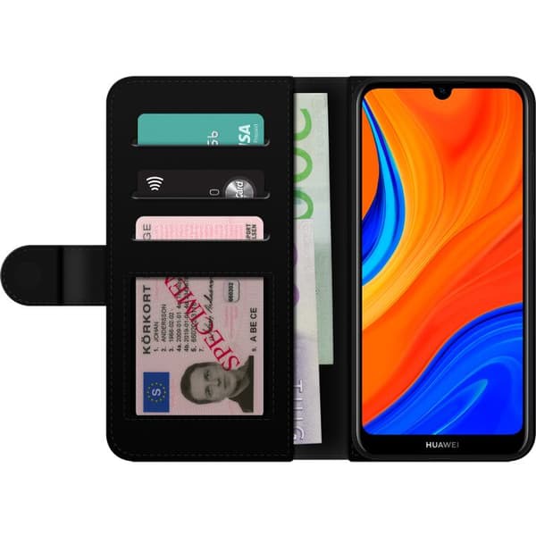 Huawei Y6s (2019) Plånboksfodral Stitch poserar lekfullt under ...