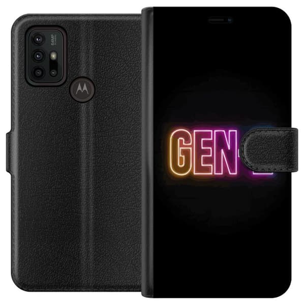 Yhteensopiva Lompakkokotelo Motorola Moto G30 Motorola Neon Teksti Gen ...