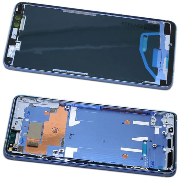 Replacement BAQ Mid Frame Chassis Assembly With Buttons Blue For HTC ...