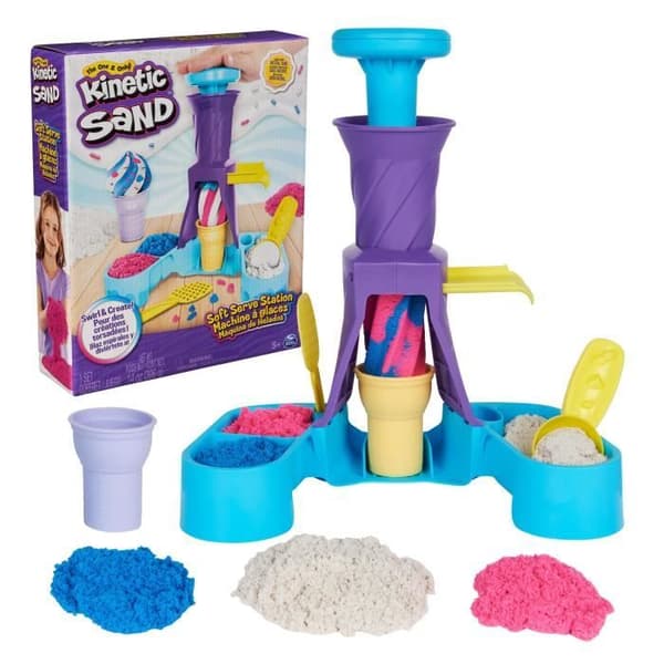 SPIN MASTER ICE CREAM MACHINE 396 G Kinetic Sand | CDON