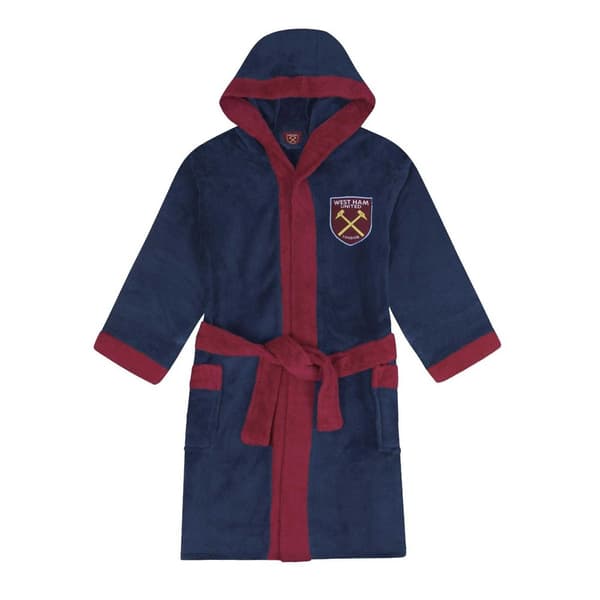 West Ham United FC Boys Crest Fleece Dressing Gown | CDON