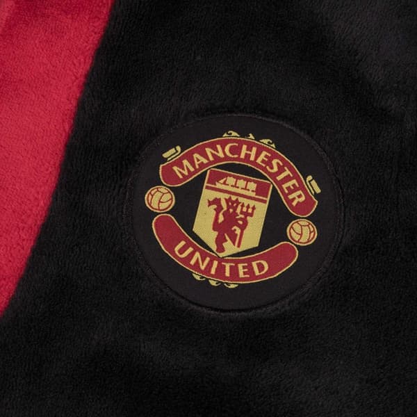 Manchester United FC Boys Crest Fleece Dressing Gown | CDON