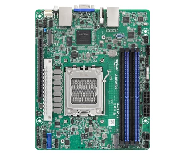 ASRock Rack MB AM5D4ID2 AM5 mITX | CDON