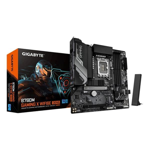 Moderkort - GIGABYTE - B760M Gaming X - Wi-Fi 6E - PCIe Gen5 - DDR5 ...