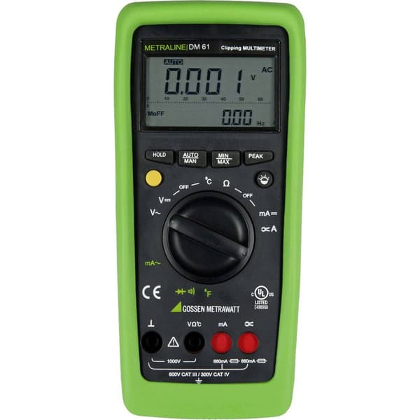 Gossen Metrawatt M194A Handmultimeter digital CAT III 600 V, CAT IV 300 V Display (Beräkningar ...