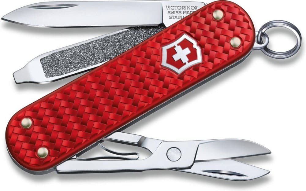 Victorinox Classic Precious Alox taskuveitsi - Ikoninen punainen - 5 ...