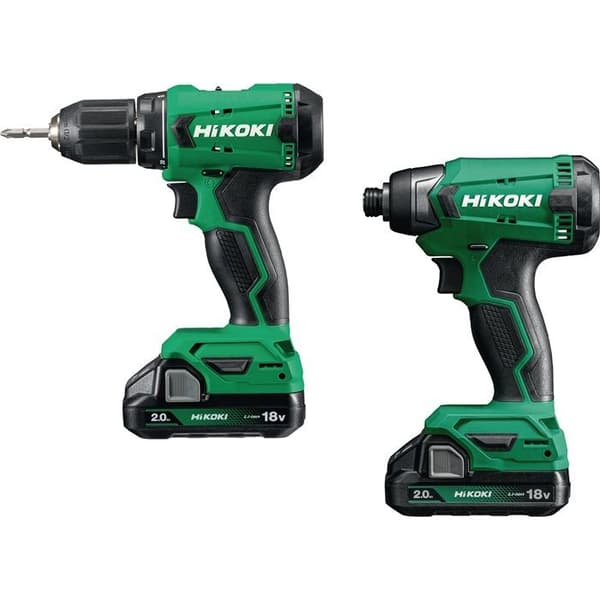 Batteridrill - Hikoki - KC18DA - 18V - 2 Ah - Kompakt Kit | CDON