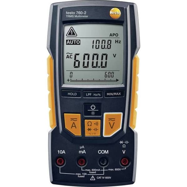 testo 760-2 Digital multimeter CAT III 1000 V, CAT IV 600 V Visning ...