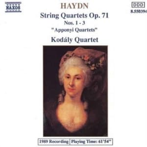 Haydn Joseph - String Quartets Op. 71 1-3 (CD) | CDON