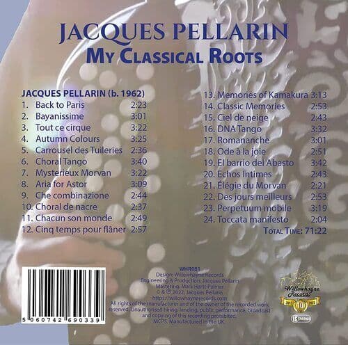 Jacques Pellarin : Jacques Pellarin: My Classical Roots CD (2023) | CDON