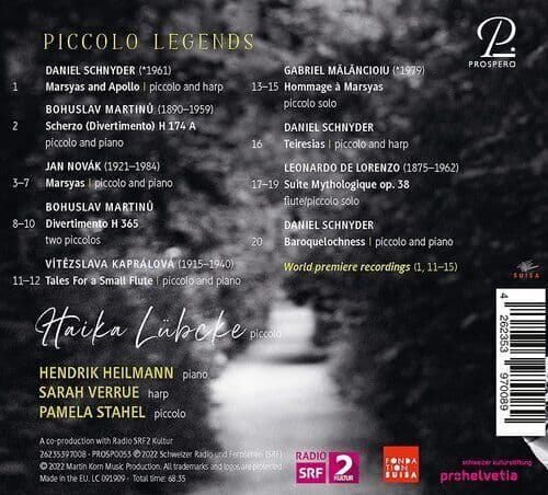 Haika Lübcke : Haika Lübcke: Piccolo Legends CD (2023) | CDON