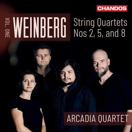 Mieczyslaw Weinberg : Weinberg: String Quartets Nos. 2, 5, and 8 - Volume 1 CD | CDON