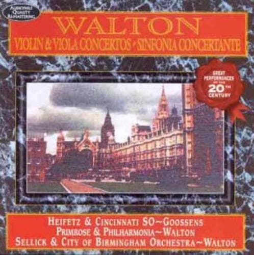 Sir William Walton : Violin and Viola Concertos CD (2003) Pre-Owned | CDON