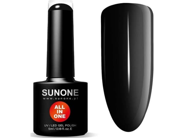 Sunone All In One hybridpolish 3in1 Black Inez 5ml | CDON
