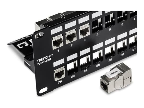 Trendnet TC-KP48S, sortering, återmontering, 2U | CDON