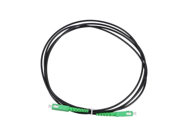 Extralink SC/APC-SC/APC Black | Patchcord | Single-mode, Simplex, 3mm, 2m | CDON