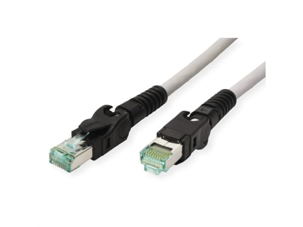 EasyLan CP1OAMSMS0010, 1 m, Cat6a, S/FTP (S-STP), RJ-45, RJ-45, Grå | CDON