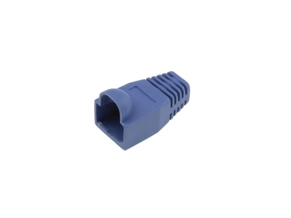 ACT RJ45 blue boot for 5.5 mm cable. Color: Blue Cable boot rj45 5.5mm ...