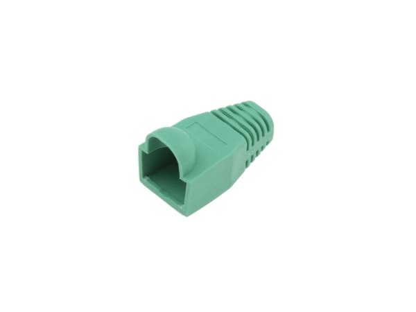 ACT RJ45 green boot for 6.5 mm cable. Color: Green Cable boot rj45 6 ...