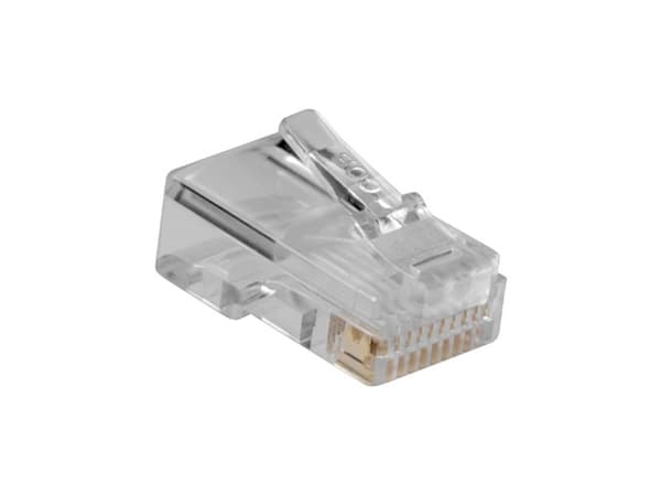 ACT RJ48 (10P/10C) modulaire connector for flat cable. Connector: RJ-48 ...