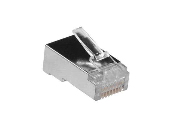 ACT RJ45 (8P/8C) shielded modulaire connector for round cable with ...