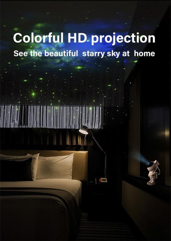 Tik-Tok Astronaut Galaxy Starry Sky Light tähtiprojektori | CDON