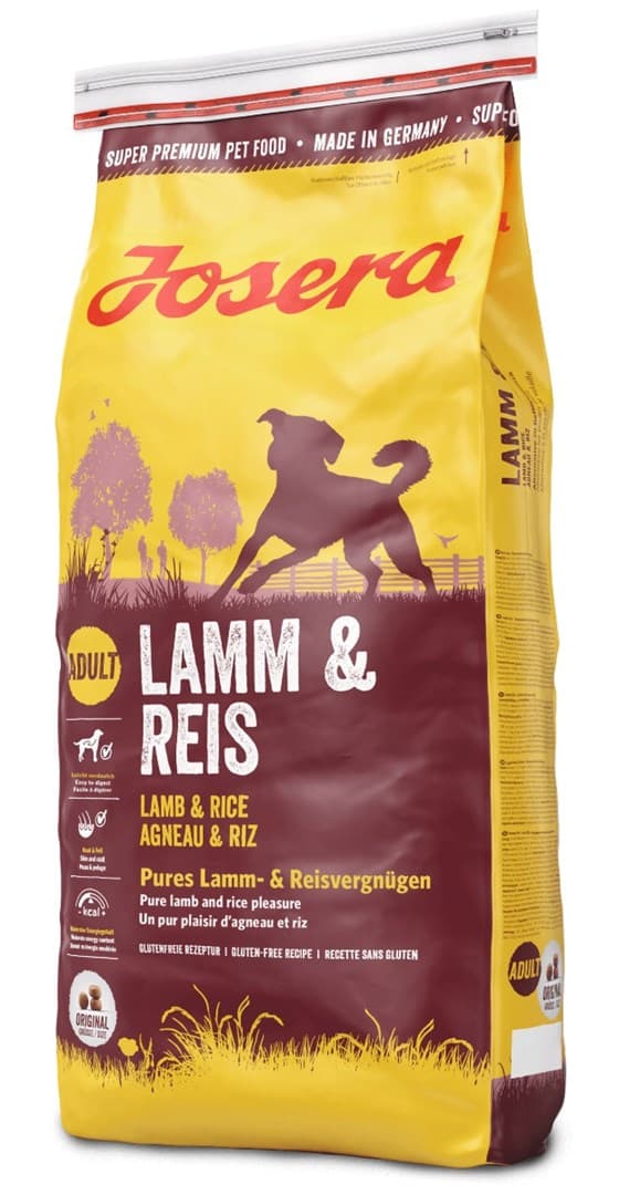 JOSERA Lamm med ris - torrfoder för hundar - 12,5 kg | CDON
