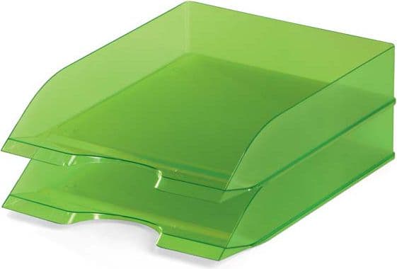 Hållbart BASIC dokumentfack A4, grön-transparent - 4005546105963 | CDON