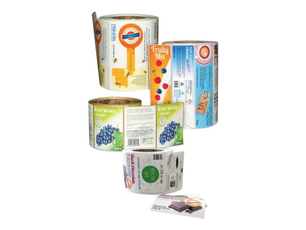 Primera Paper High Gloss - Slät blank - vit - 38 x 38 mm 1600 etikett ...