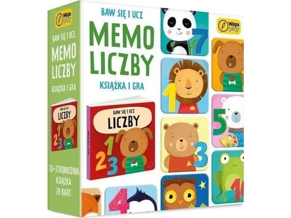 Memo game and book - Numbers - Play and learn | CDON