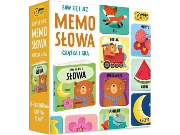 Memo Game and Book - Words - Play and Learn | CDON