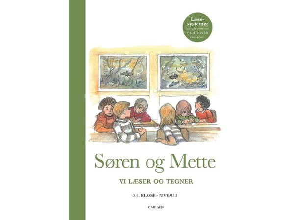 Søren og Mette: Vi læser og tegner (Opgavebog 3, 0.-1. klasse) | Ejvind ...