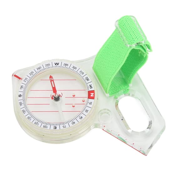 Clear Scale Orienteering Compass: Lättvikts ABS-tumkompass med lysande ...