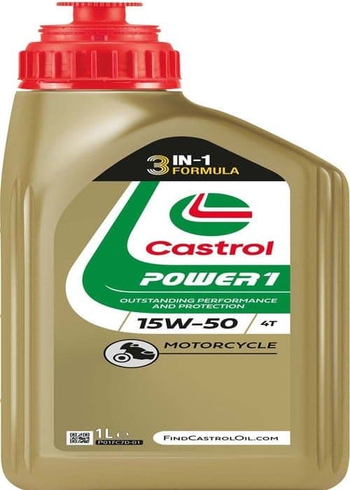 CASTROL Power 1 4T 15W-50 1L - 15W50 motorolja | CDON