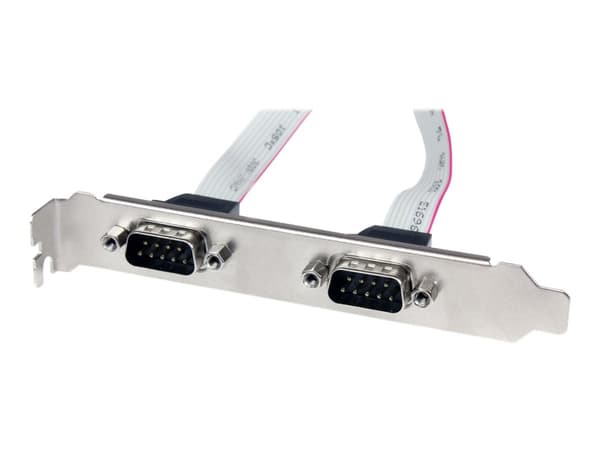 StarTech.com 2 Port 16in DB9 Serial Port BRacket to 10 Pin Header - DB9 ...
