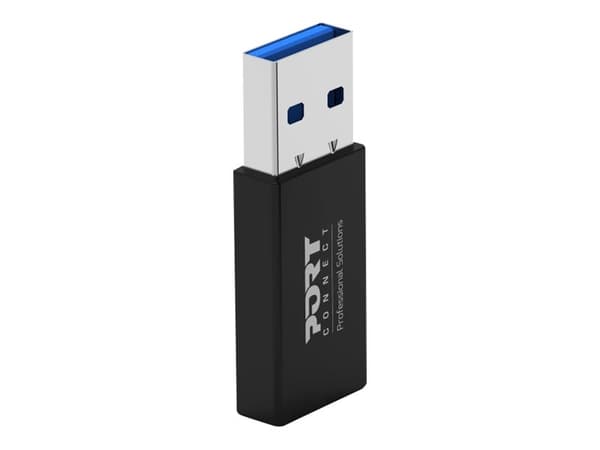 PORT Designs - USB-adapter - USB typ A (hane) till USB-C (hona) - USB 3 ...