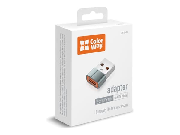 ColorWay - USB-adapter - USB-C (hona) till USB (hane) - USB 2.0 - 3 A ...