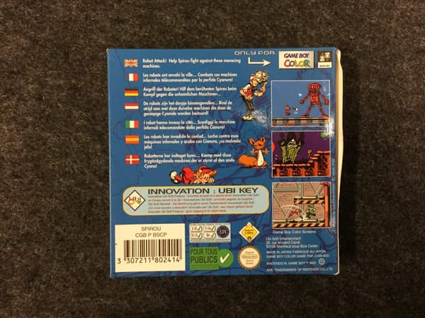 Spirou: The Robot Invasion Gameboy Color GBC KOMPLETT | CDON