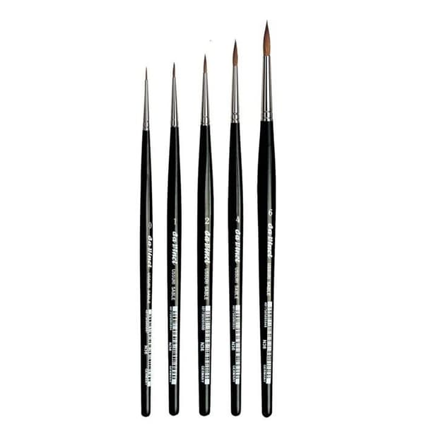 Pense - penselsats Da Vinci - 3686 - Sats med kolinsky-mårpenslar | CDON