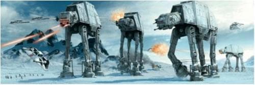 Poster - Star Wars - Hoth battle - ATAT | CDON