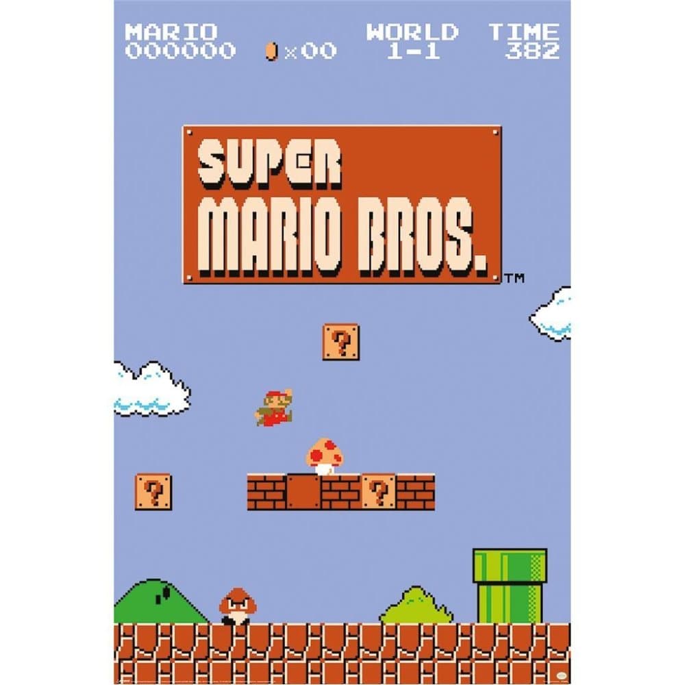 Super Mario Bros World 1-1 Poster | CDON