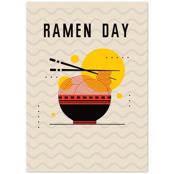 Ramen Day Poster - 50X70 cm / 20X28? | CDON