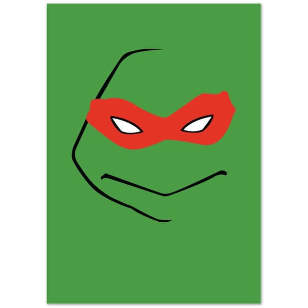 Raphael Turtle Poster - 50X70 cm / 20X28? | CDON
