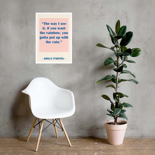 Dolly Parton Quote Poster - 50X70 cm | CDON