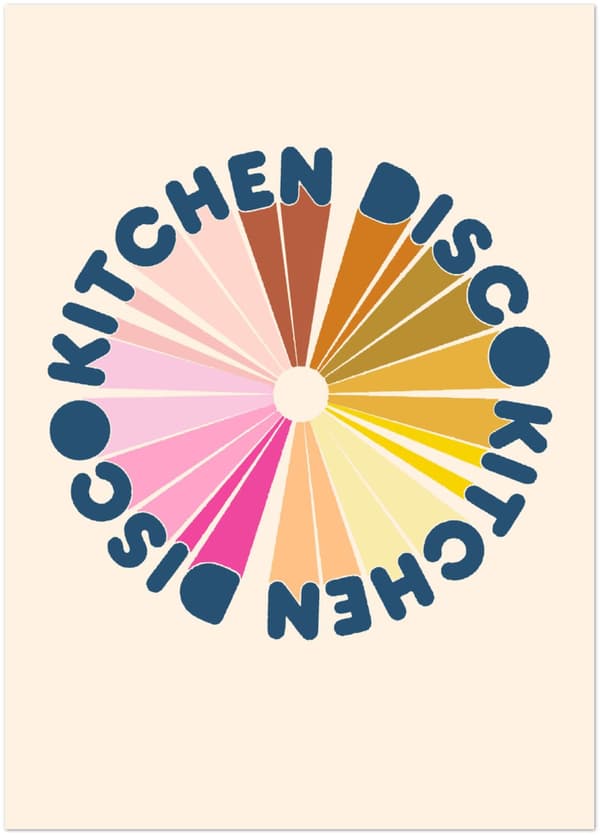 Kitchen Disco poster - 50X70 cm / 20X28? | CDON