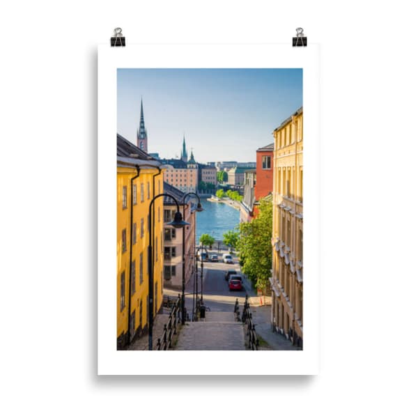 Stockholm City Poster - 61X91 cm | CDON