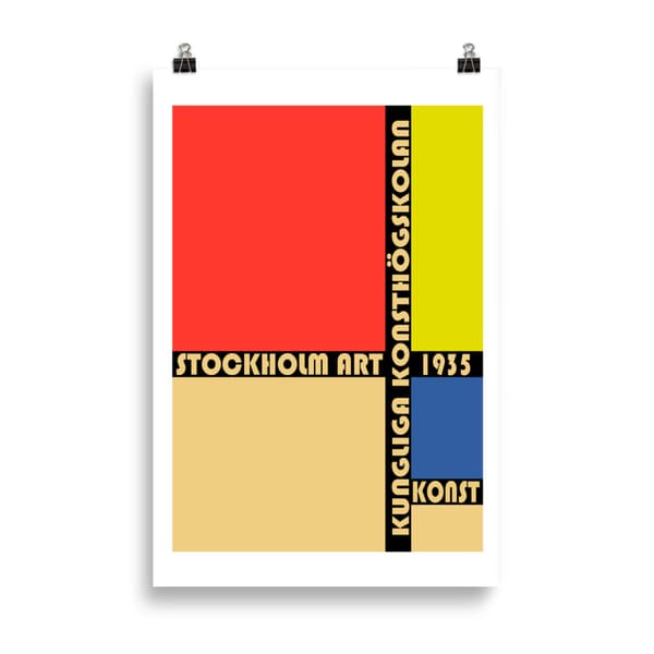 Stockholm Art School Fashion Poster - 61X91 cm | CDON