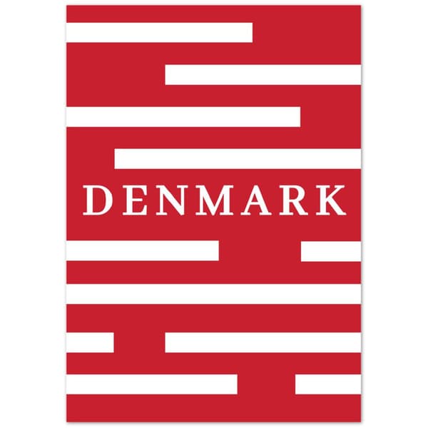 Denmark Poster - A0 (84.1 X 118.9 cm) | CDON