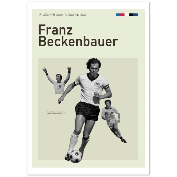 Franz Beckenbauer Poster - A4 21X29.7 cm / 8X12? | CDON